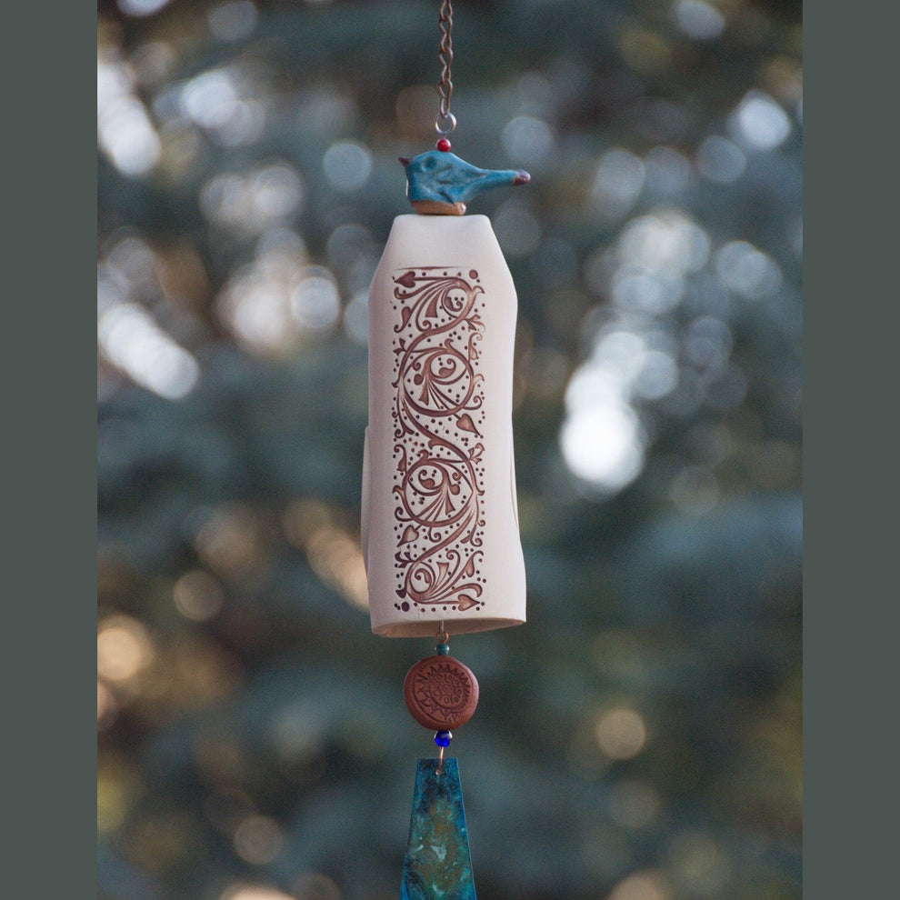 Ceramic Wind Chime for Traditional 9th Anniversary Gift – EarthWind Bells