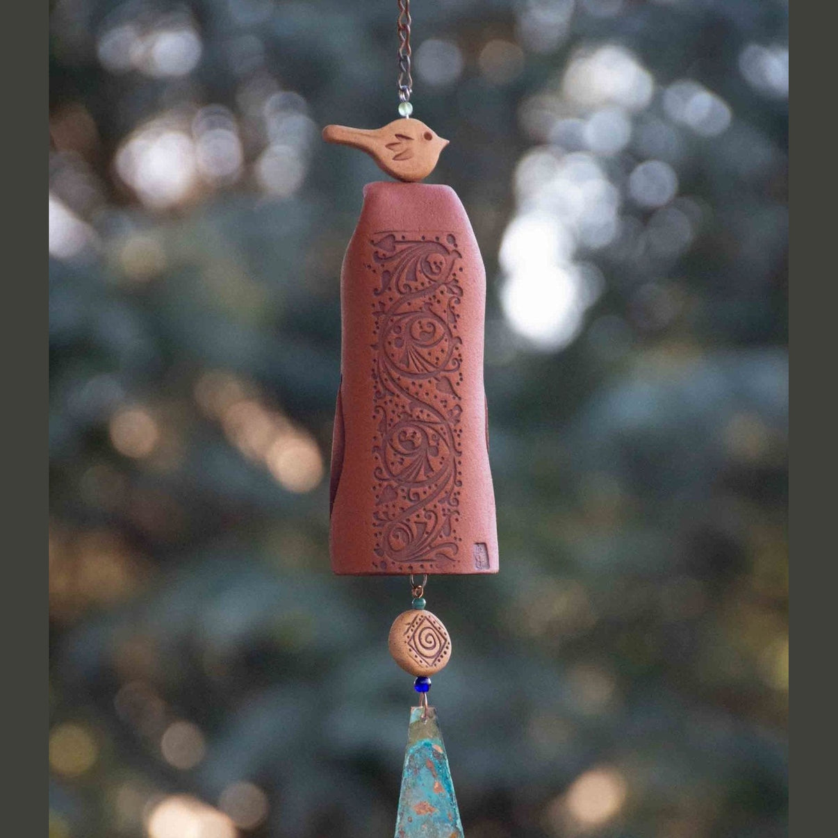 Ceramic Wind Chime for Traditional 9th Anniversary Gift – EarthWind Bells