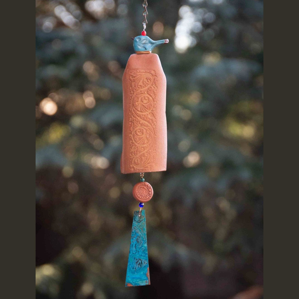 Ceramic Wind Chime for Traditional 9th Anniversary Gift – EarthWind Bells