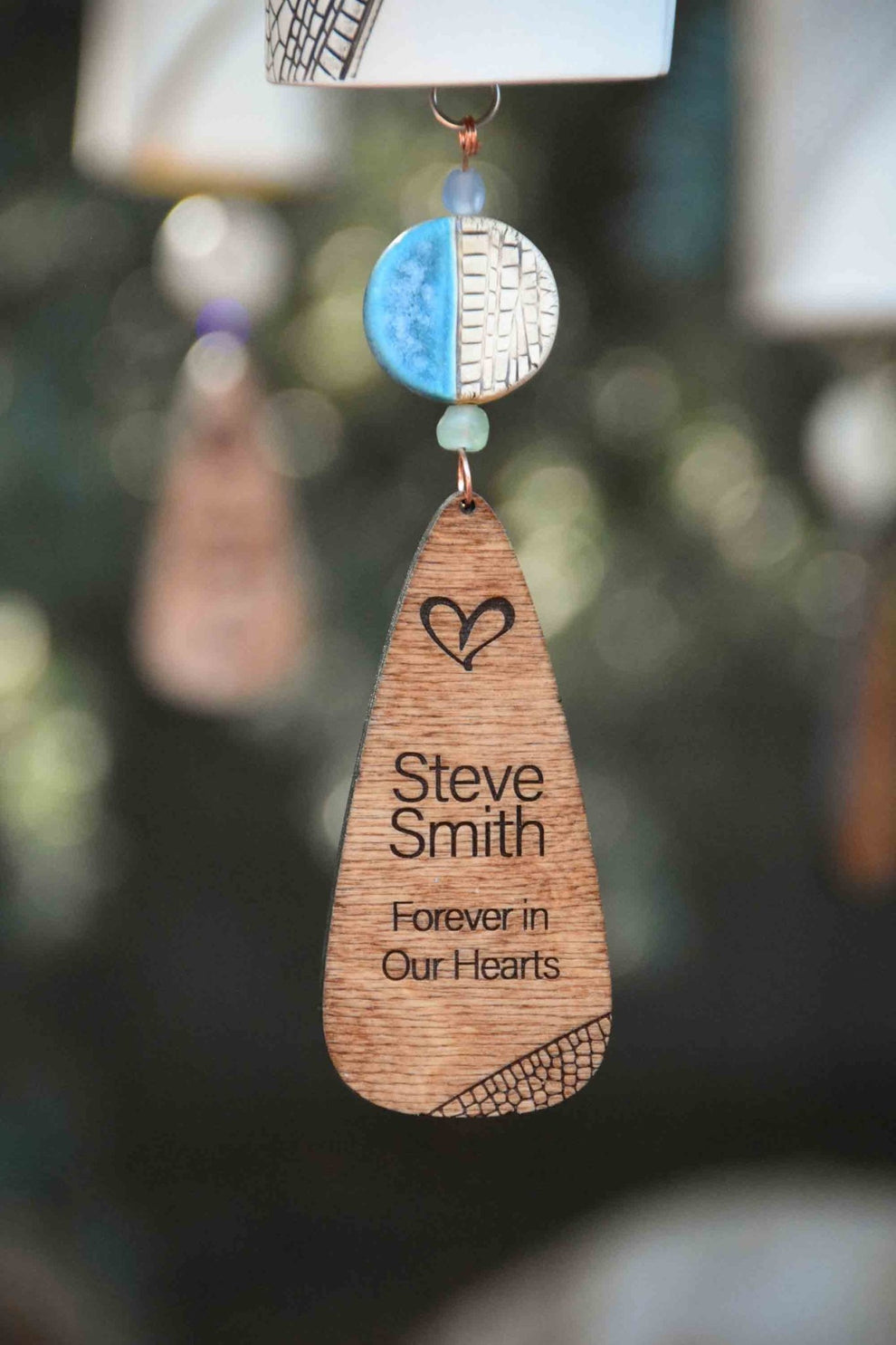 Personalized Bereavement Dragonfly Wind Chime | Free Card & Gift Wrap ...